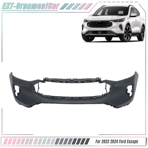 For 2023 2024 Ford Escape Plastic Front Bumper Cover Without Sensor