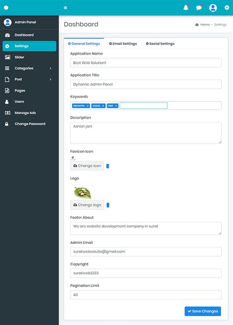 Admin Plus Php Cms Script For Administrator Inkthemes