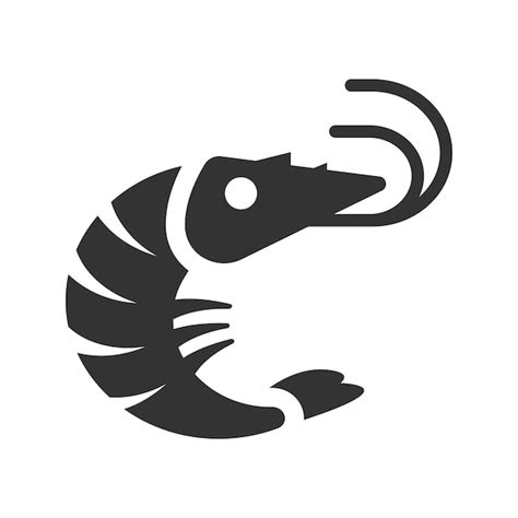 Premium Vector Shrimp Seafood Icon