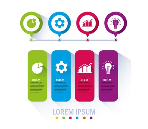 Isolated Workflow And Infographic Design 660037 Vector Art At Vecteezy