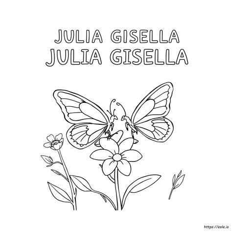 Julia Gisella Lembar Mewarnai