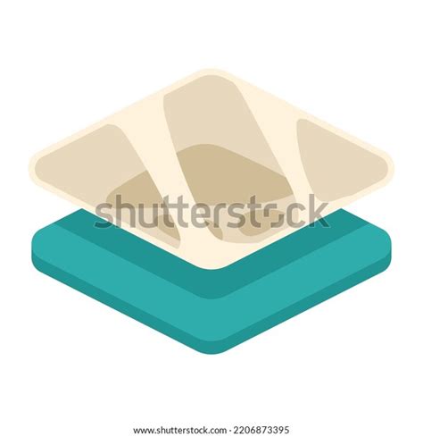 Square Form Glassmorphism Style Icon Stock Vector Royalty Free