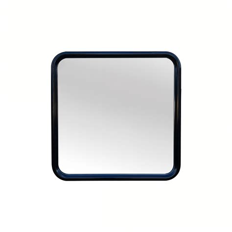 Black Bold Square Wall Mirror 23 6 Interior Moderna