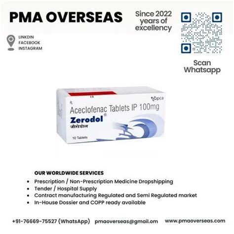 Zerodol 100mg Tablet At ₹ 84 5 Stripe Arthritic Drugs In Nagpur Id