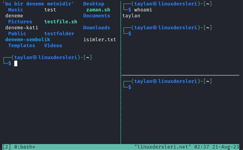 Daha Verimli Bir Konsol Tmux Linux Dersleri