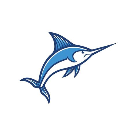 Atlantic Sailfish Fish Jumps Icon Illustration 46916994 Vector Art At