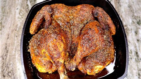 Best Ever Oven Baked Chicken How To Bake A Whole Chicken Easy Youtube