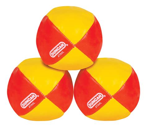 Duncan Toys Juggling Balls Multicolor Vinyl Shells Circus Balls With