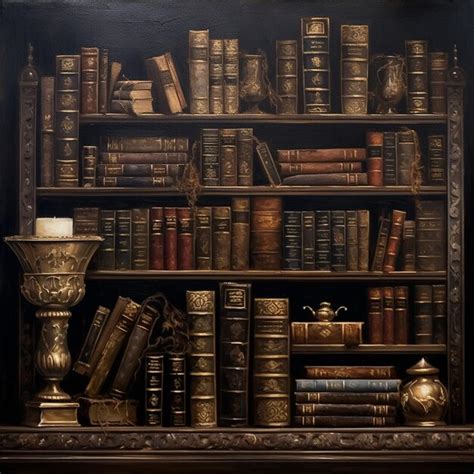 Legado Encuadernado En Piel Que Preserva La Belleza De Los Textos Antiguos Foto Premium