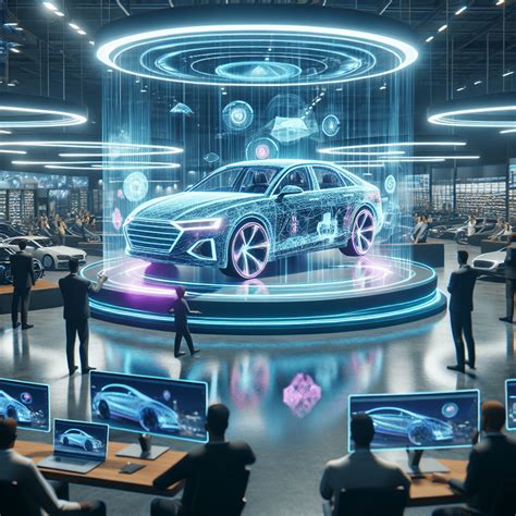 Holographic Car Showrooms Virtual Test Drives Holographic Car Car