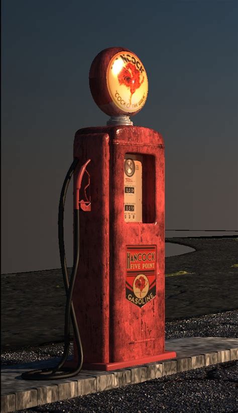 Hancock Point Gasoline 3d Model