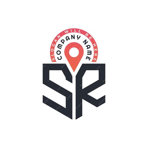 Premium Vector Sr Location Logo Design For Human Resources