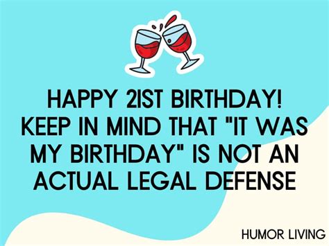 21st Birthday Funny Poems