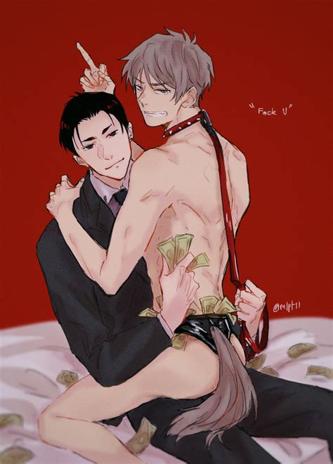 Rule 34 2boys Annoyed Bare Back Black Hair Brown Hair Business Suit