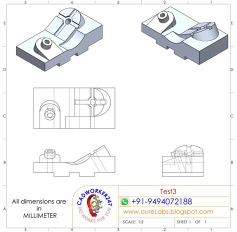 Mass And Center Of Mass Calculation Example ~ Ourengineeringlabs