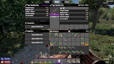 7 Days To Die How To Craft And Use The Pipe Machine Gun