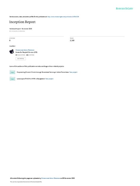 Inception Report Pdf Students T Test Evaluation