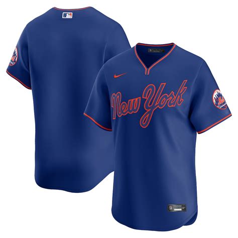 Mens New York Mets Nike Rush Blue Alternate Limited Jersey