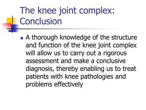 Ppt The Knee Joint Complex Powerpoint Presentation Free Download Id 3029489