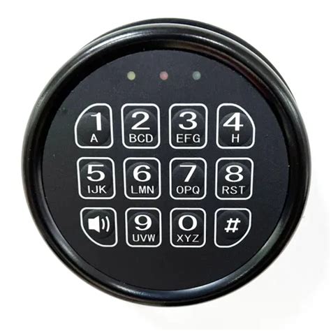 Gun Safe Keypad Replacement Lock With Solenoid Override Key Fireproof Gun Safe Lock