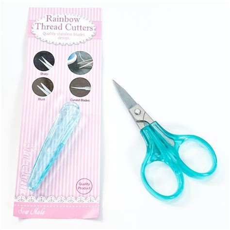 Rainbow Straight Thread Cutters Teal Fabric8