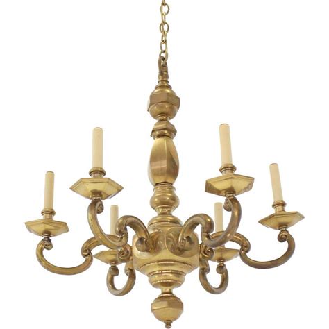 Heavy Solid Brass Light Fixture By Chapman For Sale At 1stdibs Solid