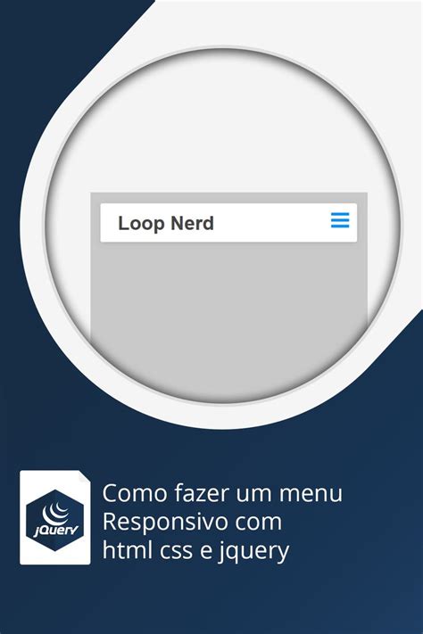 Neste Tutorial Veja Como Podemos Criar Um Menu Responsivo Em Html Css E