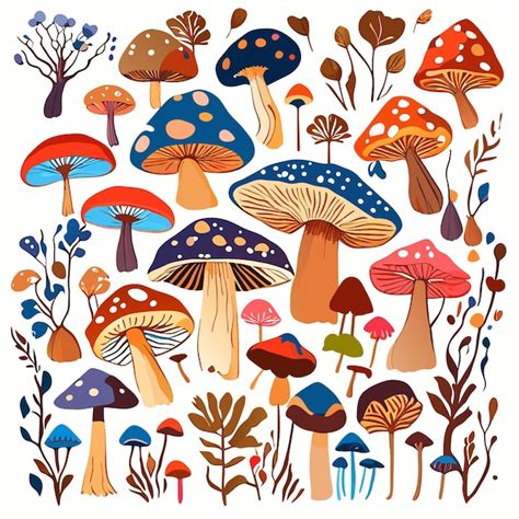 Basidiospores Vectors And Illustrations For Free Download Freepik