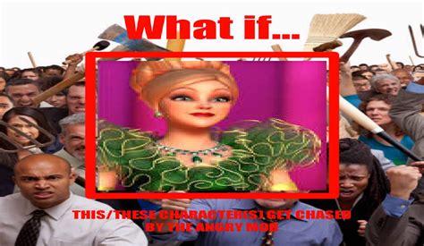 My What If Character Gets Chased By Mob Meme By Gxfan537 On Deviantart