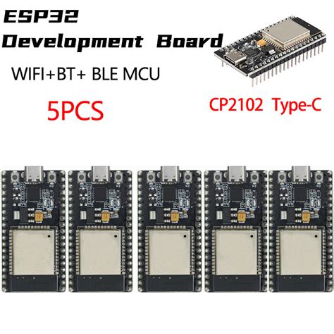 Esp32 Wroom 32 Development Board Type C Ch340c Cp2102 Wifi Bluetooth