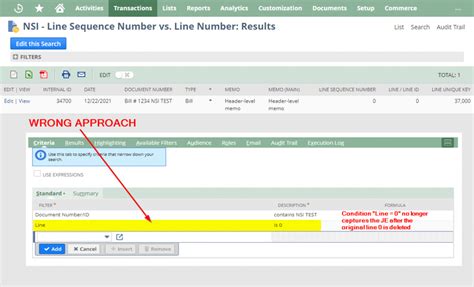 Understand Line Id Vs Line Sequence Number In Netsuite Transactions