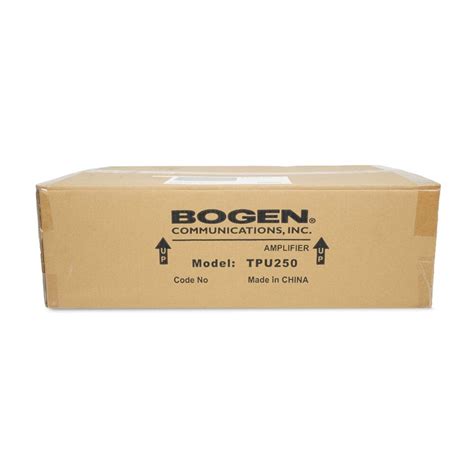 Bogen Tpu250 Telephone Paging Amplifier 250 Watt New