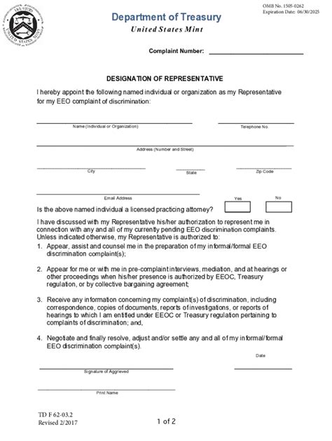 Fillable Online Designation Of Representative Fax Email Print Pdffiller