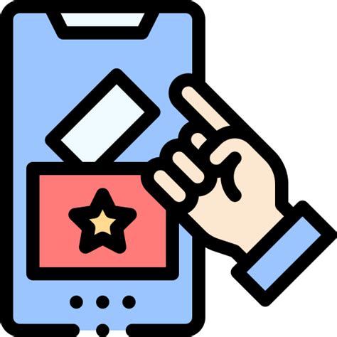 Online Voting Detailed Rounded Lineal Color Icon