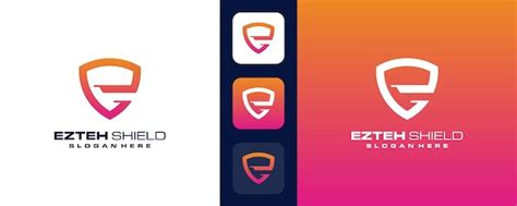 Premium Vector Letter E Shield Logo Design Vector