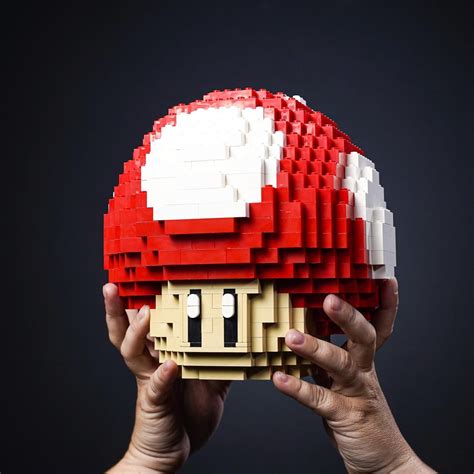 Bouw Je Eigen Levensgrote Lego Mario En Super Mushroom • Bricktastic
