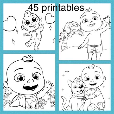 Cocomelon Printable Coloring Pages