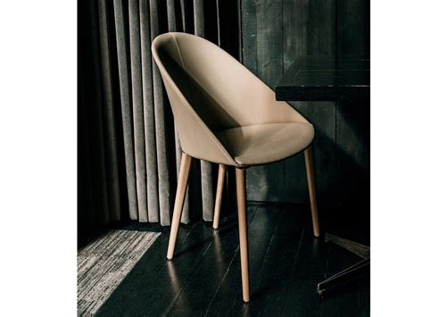 Cila Leather Chair By Arper