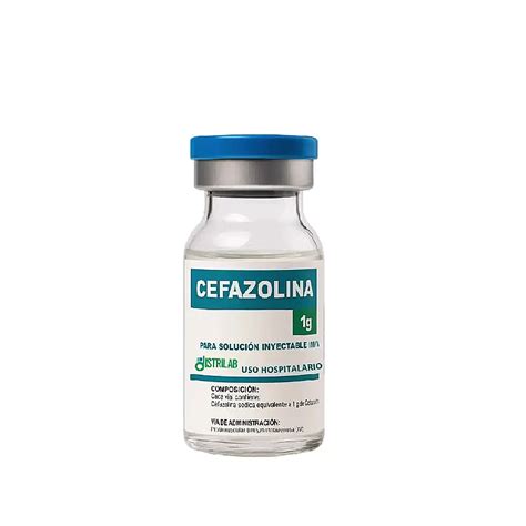 Cefazolina 1gr Imiv X 1 Und Distrilab Ampolla Detallado Grupo San