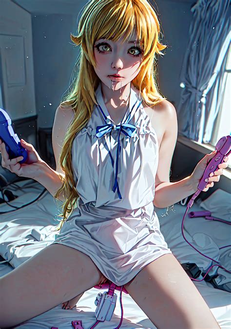 Rule 34 1girls Ai Generated Bakemonogatari Blonde Hair Female Only