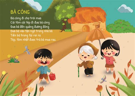 Bà Còng Đi Chợ Trời Mưa Hình Minh Họa Chợ Trời Chủ đề