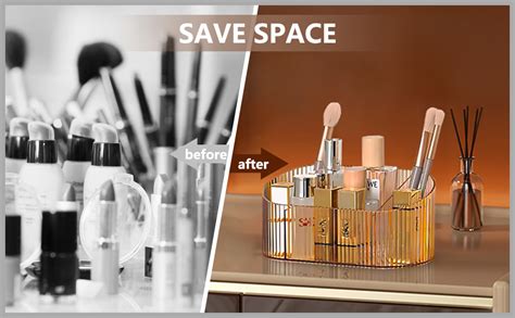 Dasiton Large Capacity Makeup Brush Holder5 Slot Makeup