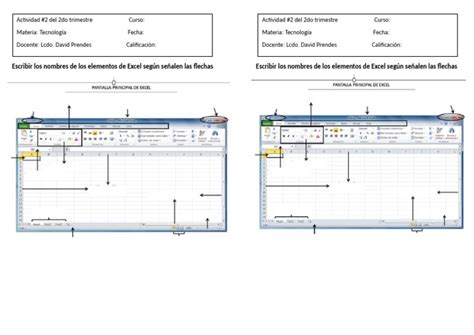 Elementos De Excel Pdf Arte Informática