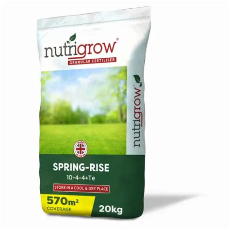 10 4 4 Te Nutrigrow Spring Rise Fertiliser 20kg Spring Fertiliser