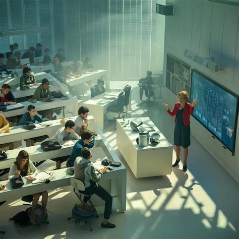 Engaging Classroom Learning Experiences Premium Ai Generated Image