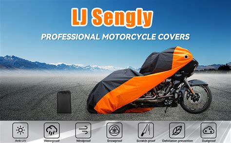 Motorcycle Cover Waterproof Durable Tear Resistant Motorbike Scooter Mopeds Cover All Season