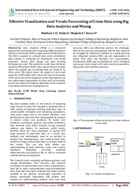 Pdf Irjet Effective Visualization And Trends Forecasting Of Crime