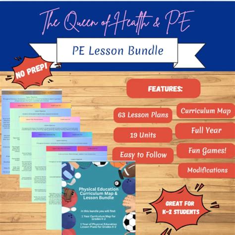 Complete Pe Curriculum K 2 Full Year Pe Lesson Plans Tpt