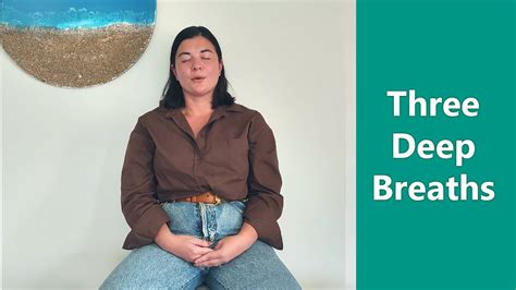 Three Deep Breaths Focus On Your Breath Youtube