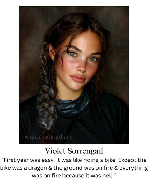 Violet Sorrengail Alas Me Gusta Leer